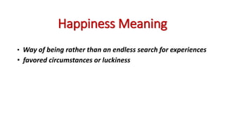 "Mattheu Ricard" Happiest Person I Know | PPTX