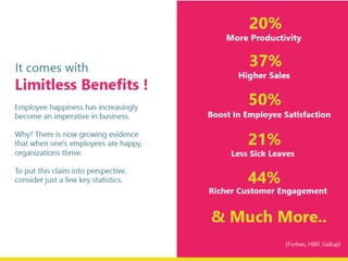 Happiitude - Happiness at Workplace Presentation | PDF