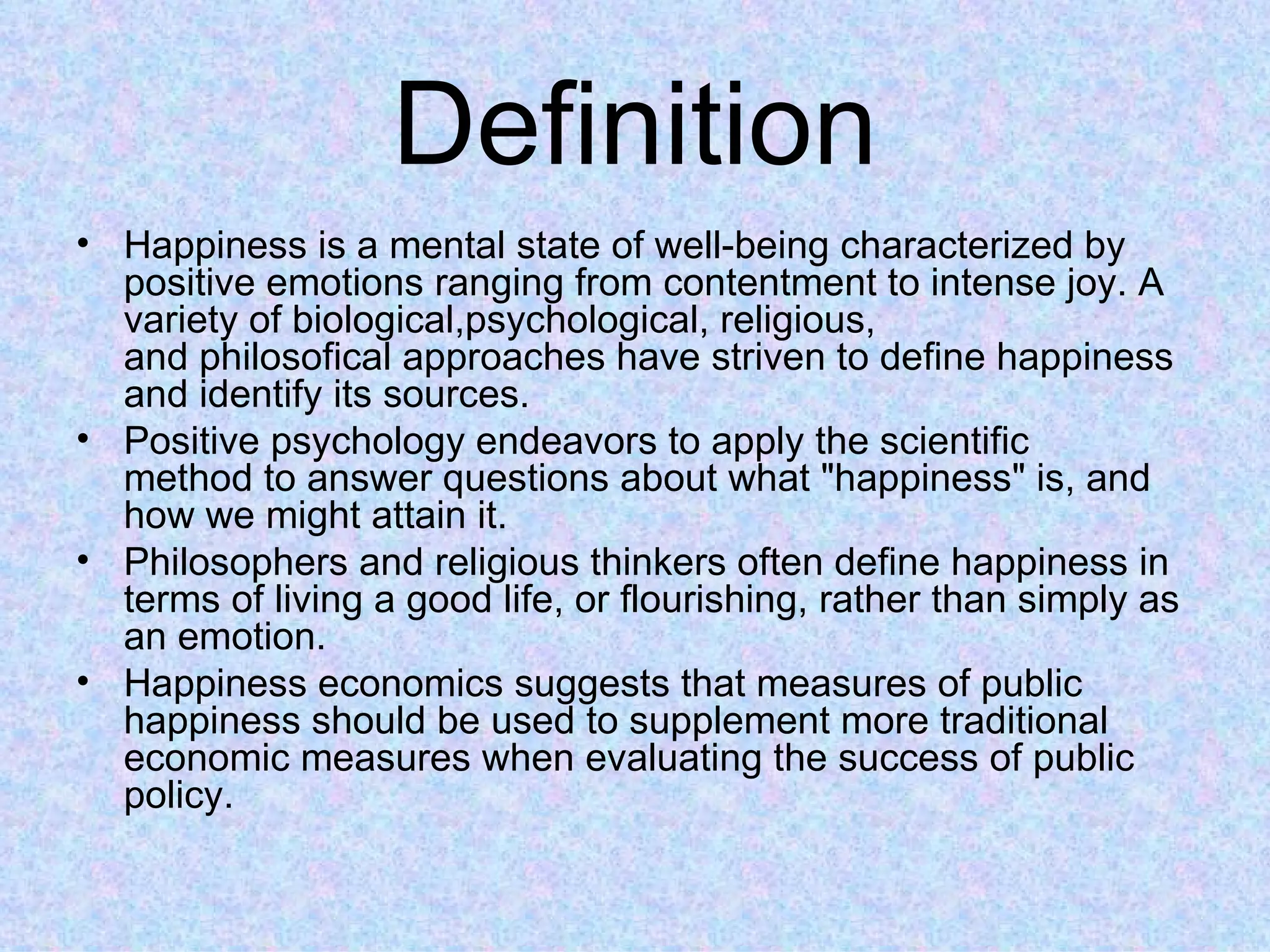 Happiness | PPT
