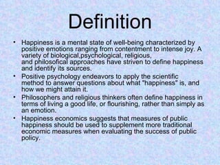 Happiness | PPT