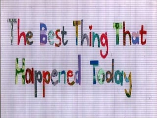 Relieving day to day stress with a Dose of Happiness | PPT