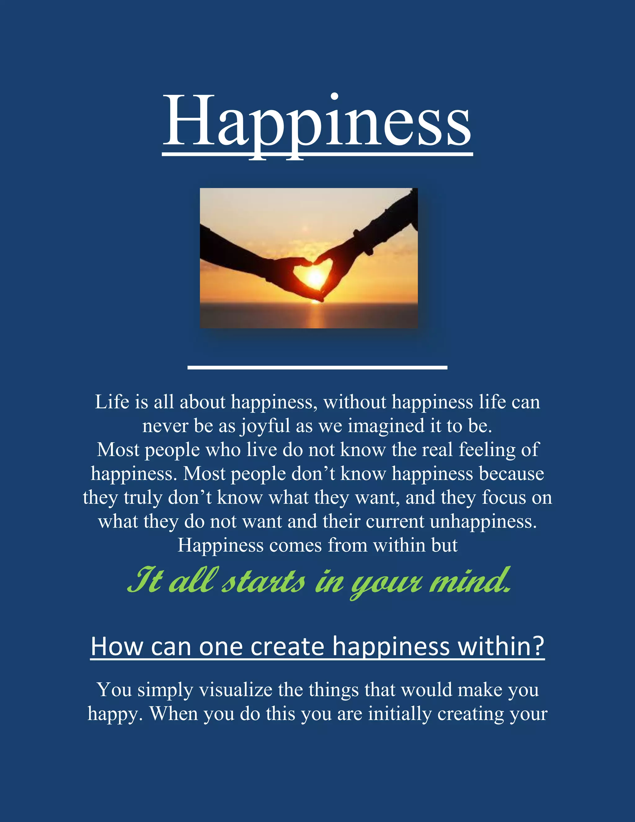 Happiness | PDF