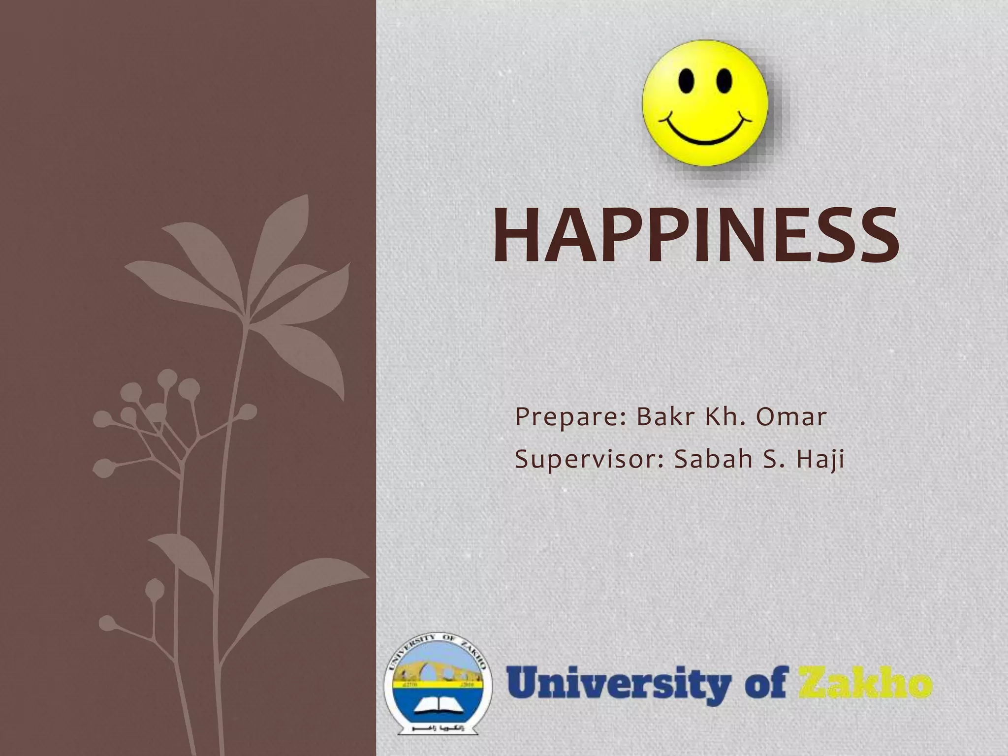 Happiness. | PPTX