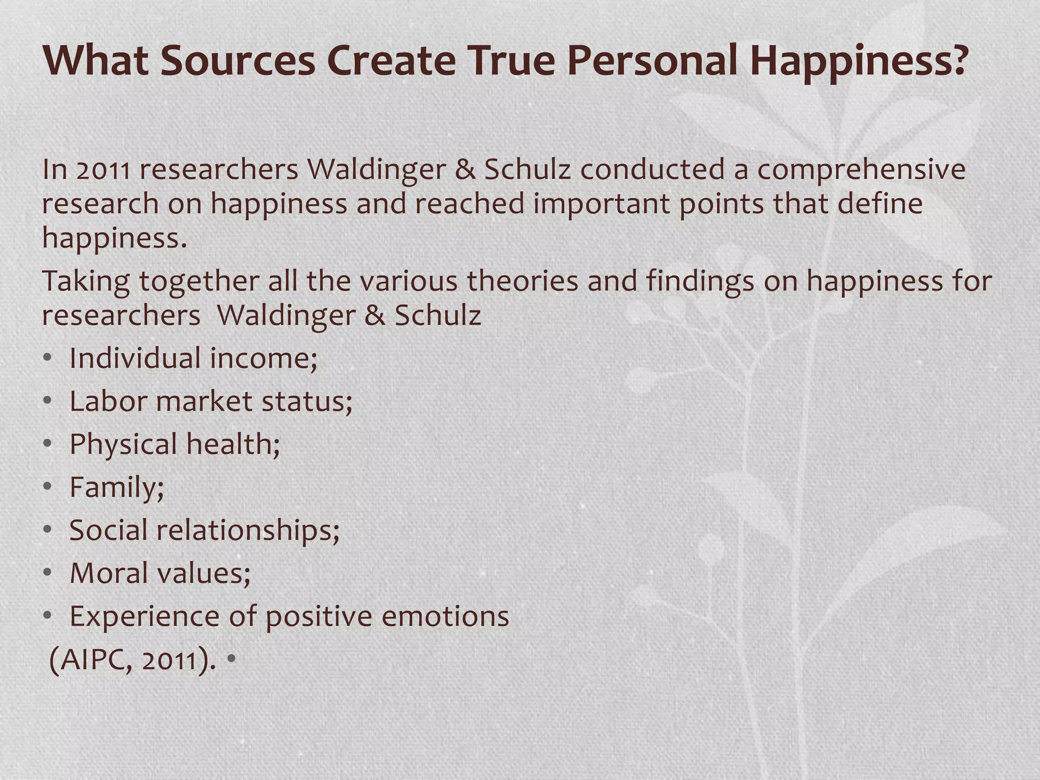 Happiness. | PPTX