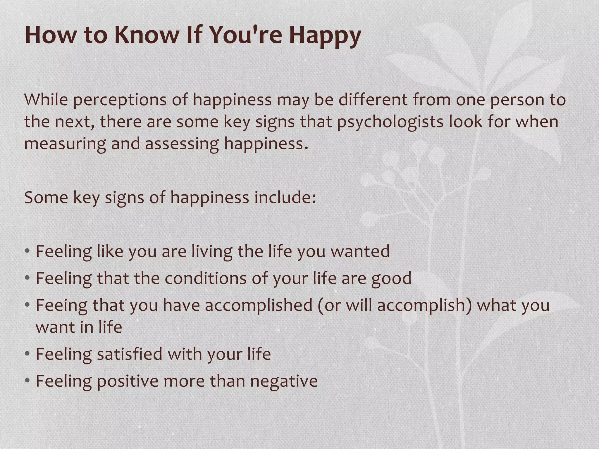 Happiness. | PPTX