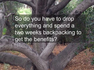 What does nature have to do with happiness? | PPT