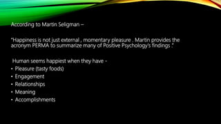 Happiness and prosperity in the lives of living beings (meaning and ...