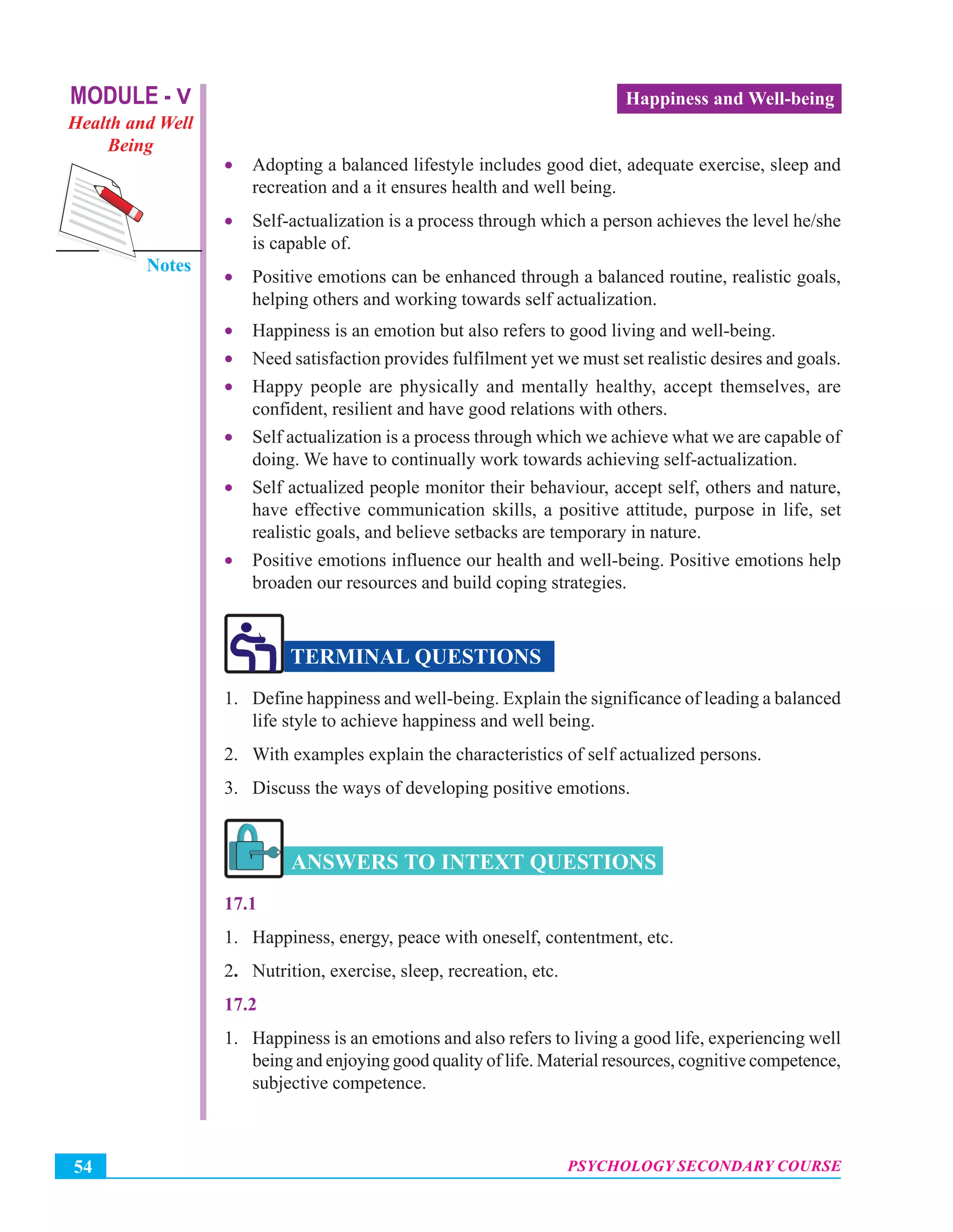 Happiness and well being | PDF
