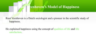 happiness and wellbeing in positive psychology | PPTX