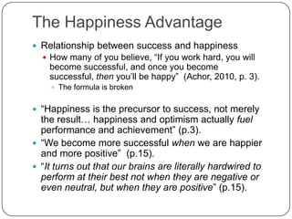 Make Happiness a Priority and Find Success | PPTX