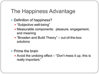 Make Happiness a Priority and Find Success | PPTX