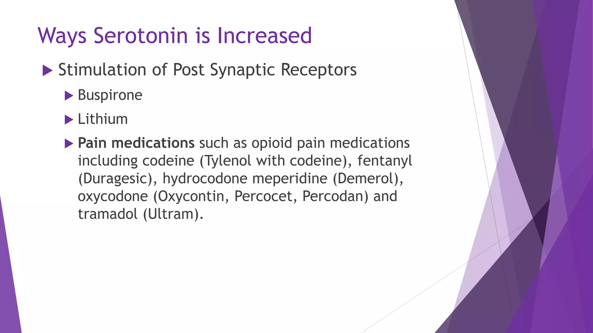 Serotonin Syndrome: A Deadly Consequence from Many Over the Counter and ...