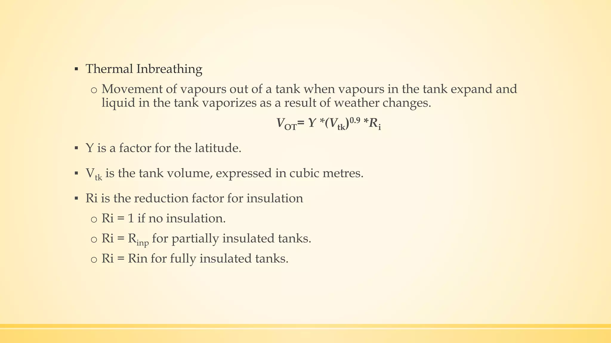 Design Calculations of Venting in Atmospheric and Low-pressure Storage ...