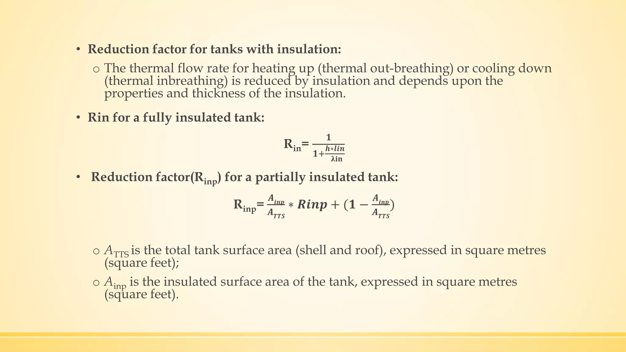 Design Calculations of Venting in Atmospheric and Low-pressure Storage ...