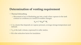 Design Calculations of Venting in Atmospheric and Low-pressure Storage ...