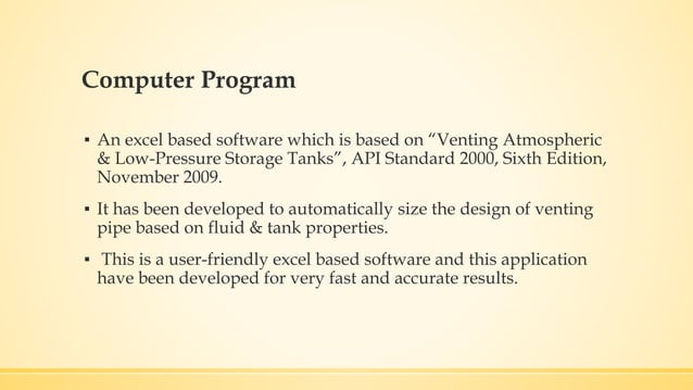 Design Calculations of Venting in Atmospheric and Low-pressure Storage Tanks – API Std. 2000 | PDF