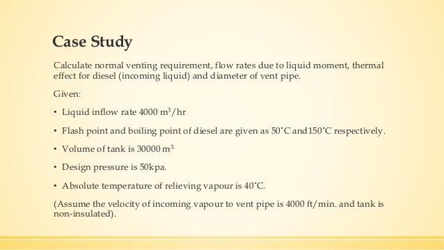 Design Calculations of Venting in Atmospheric and Low-pressure Storag… Design Calculations of Venting in Atmospheric and Low-pressure Storag…