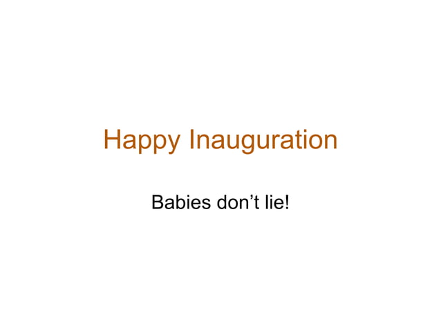 Happy Inauguration Day | PPT