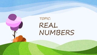 real numbers | PPT
