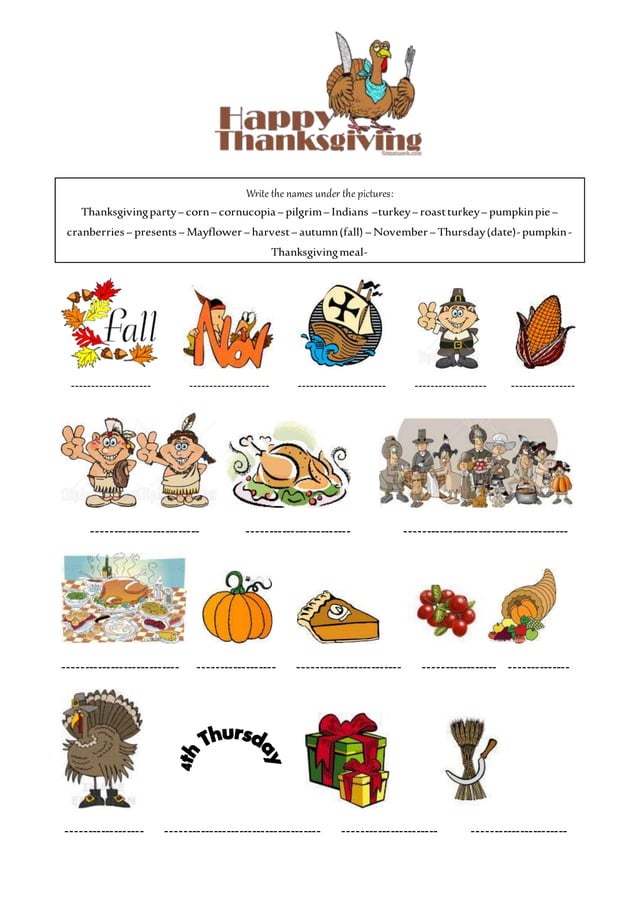Happy thanksgiving-flashcards 1006 | PDF