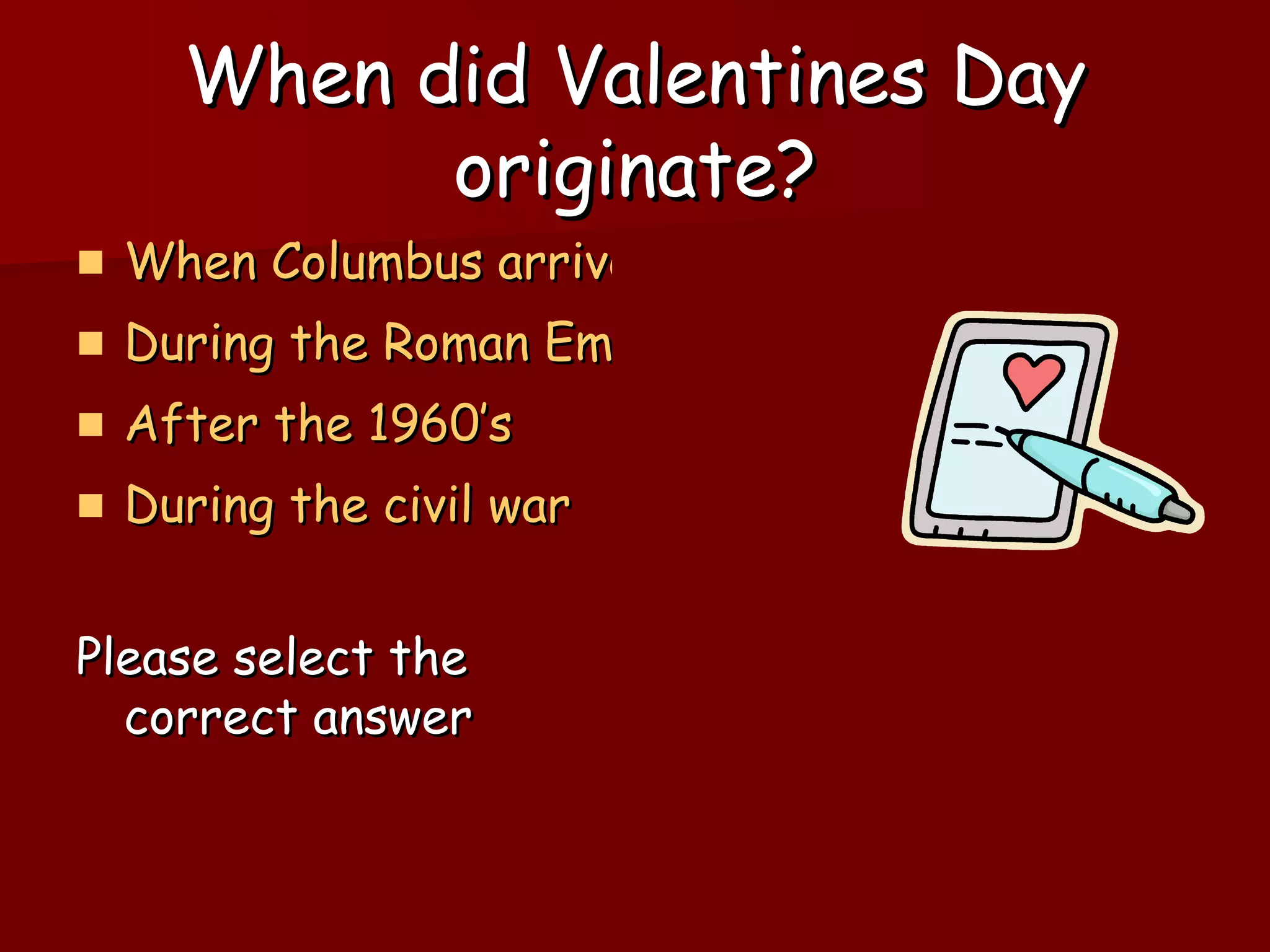 Happy Valentines Day | PPT