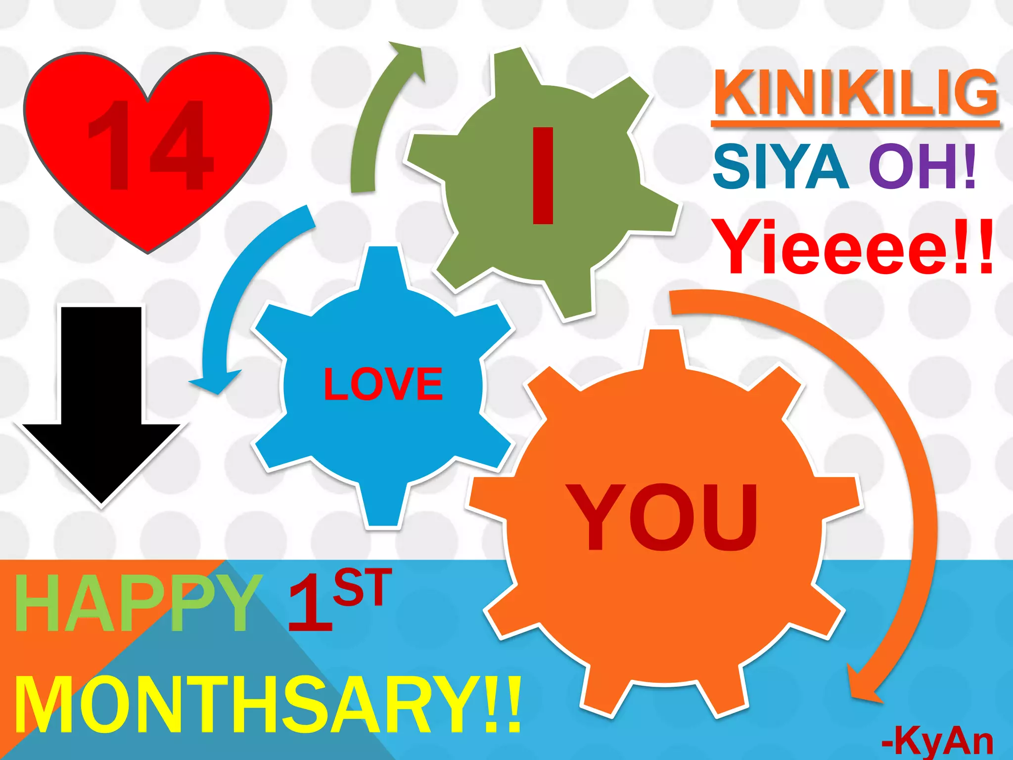 Happy 1st monthsary!! | PPTX