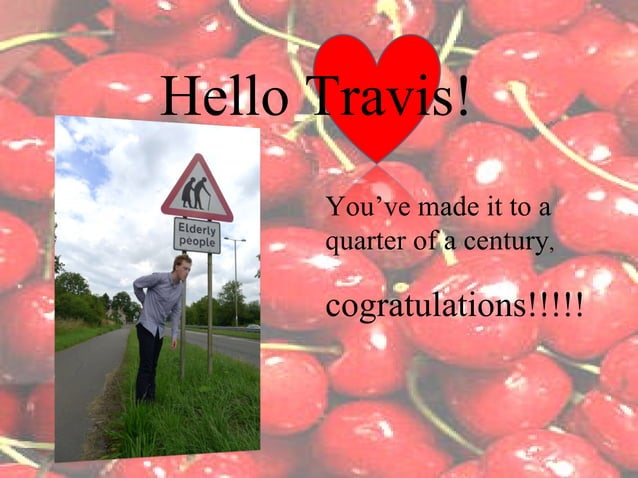 Happy bday to my travis | PPT