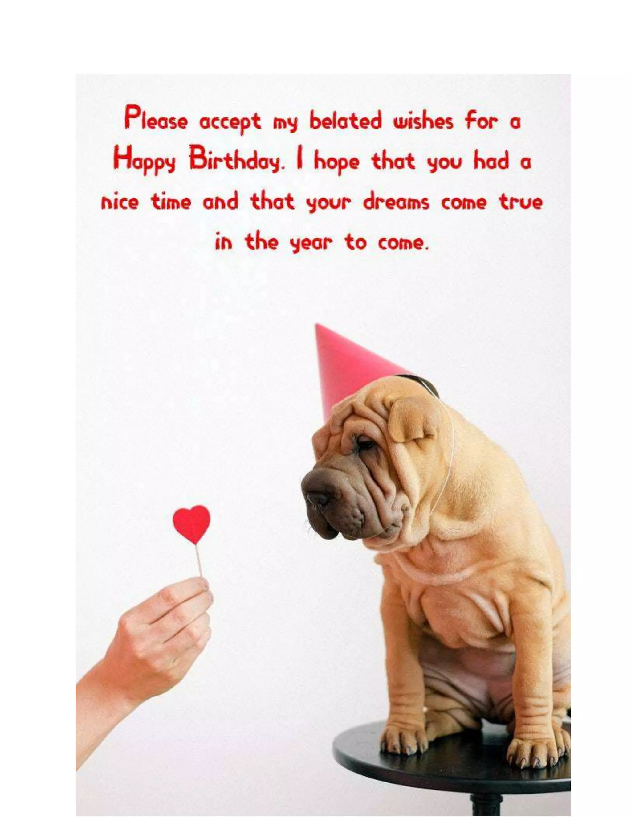 300+ Happy belated birthday wishes, images, gif, meme 2021 | PDF