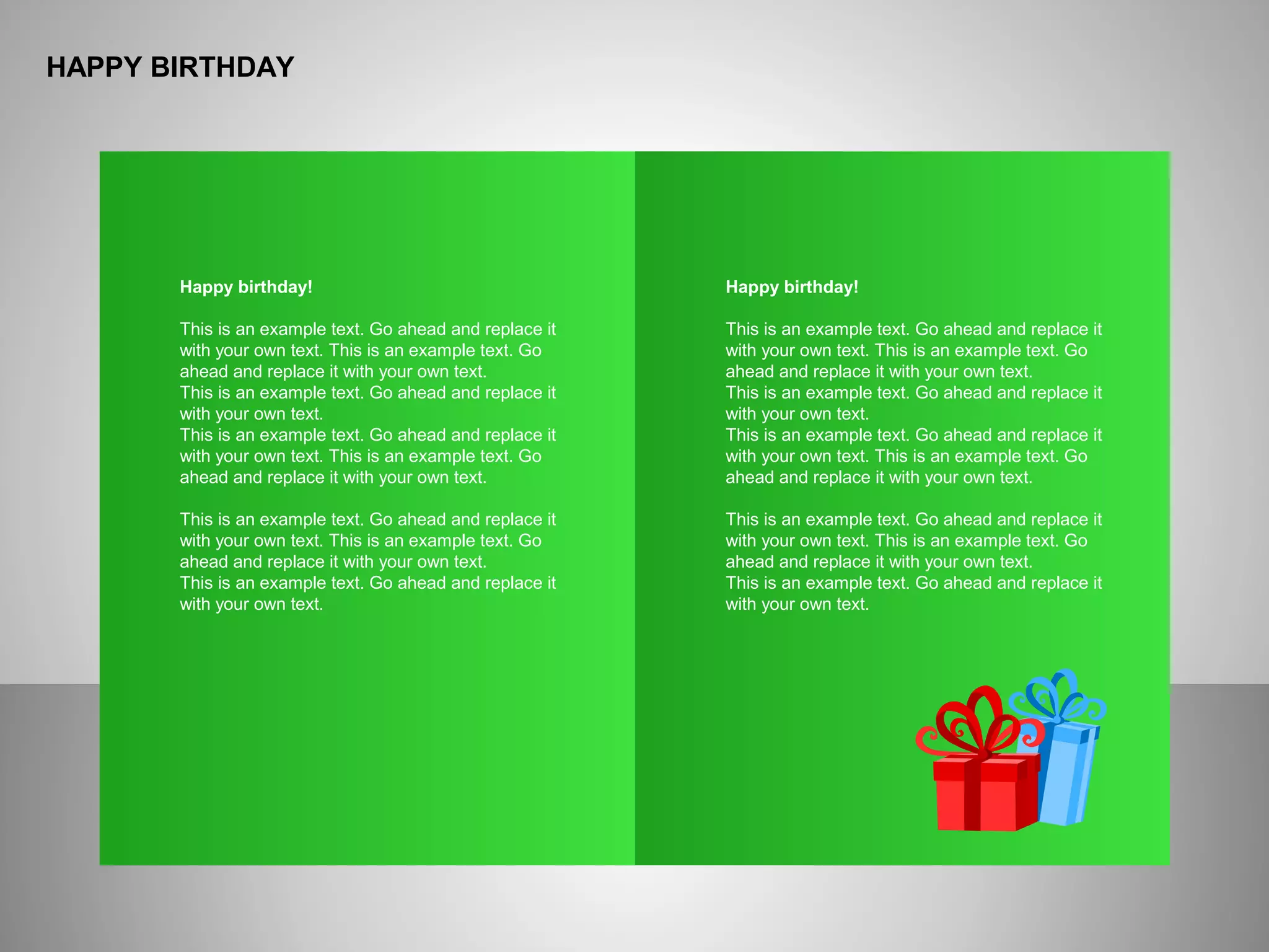 Happy Birthday Shapes for PowerPoint | PPT