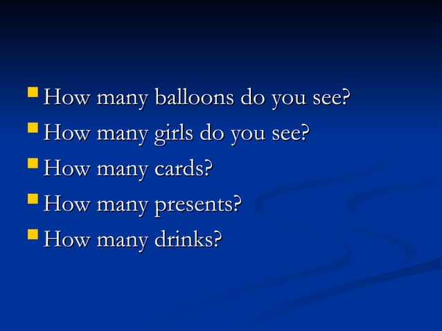 Happy birthday topic for kids and small children.ppt