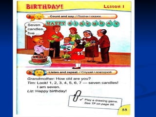 Happy birthday topic for kids and small children.ppt