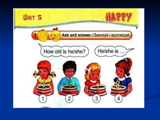 Happy birthday topic for kids and small children.ppt