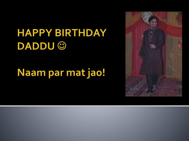 Happy birthday ritesh | PPTX