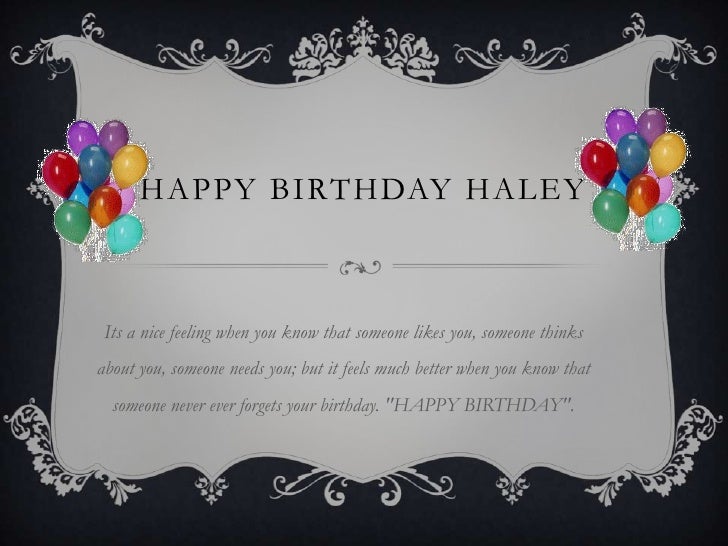 Happy Birthday Haley Memes