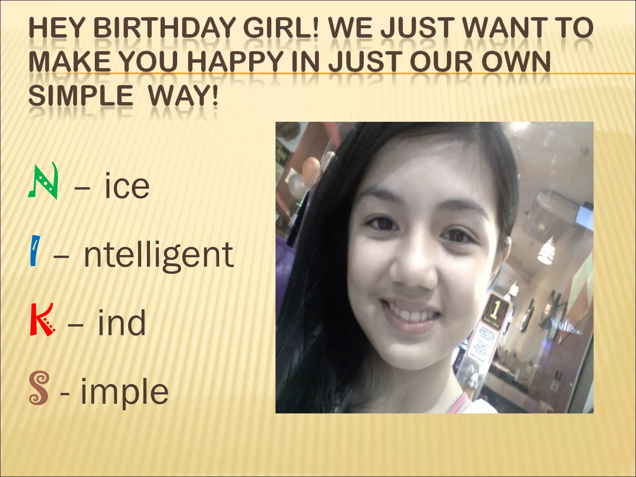 Happy birthday Nikki! | PPT | Birthday | Personal Celebrations & Life Events