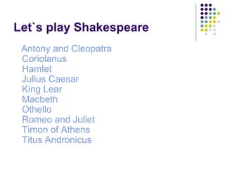 Shakespere 450 | PPT