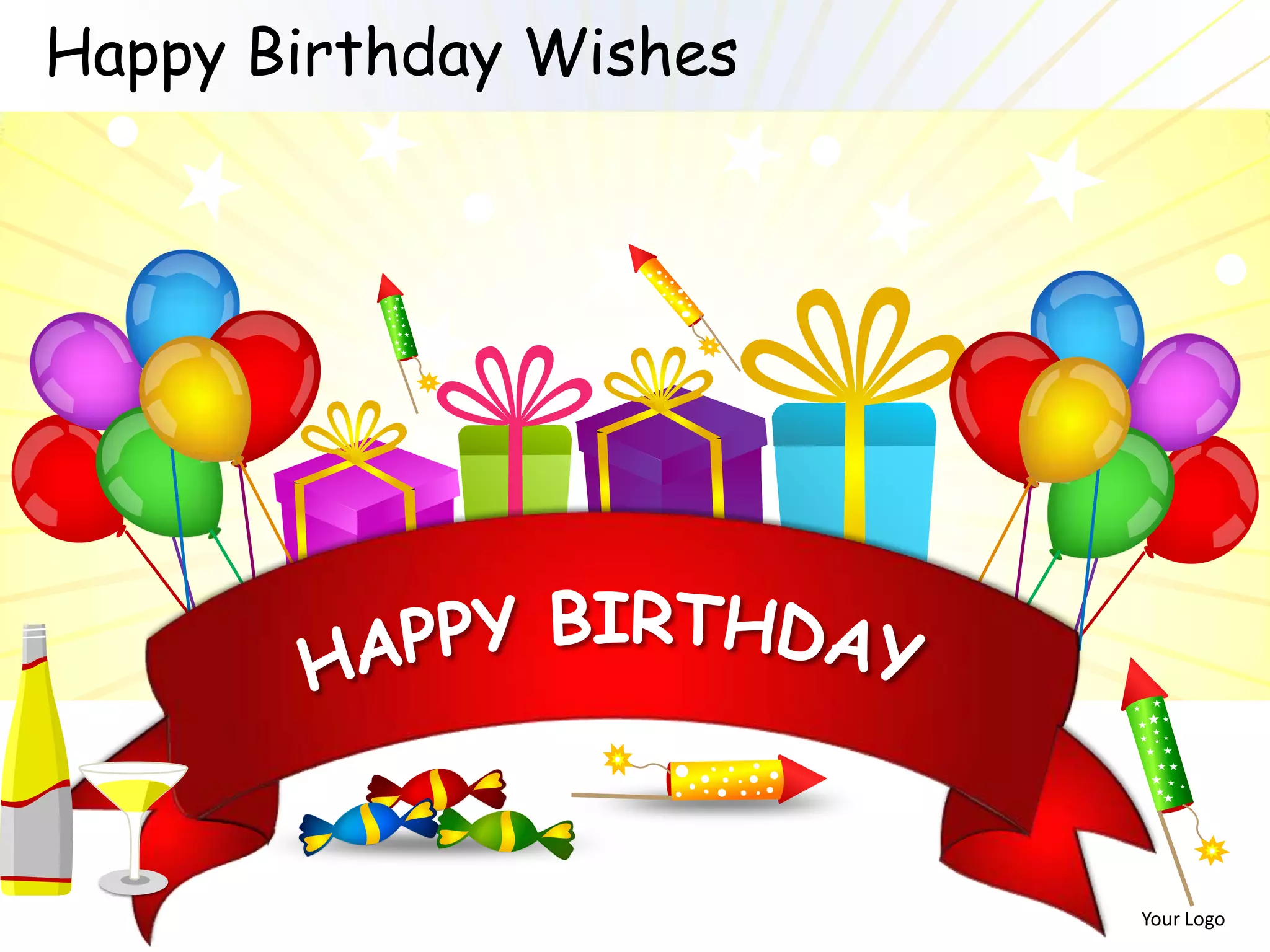 Happy birthday wishes powerpoint presentation templates | PPTX