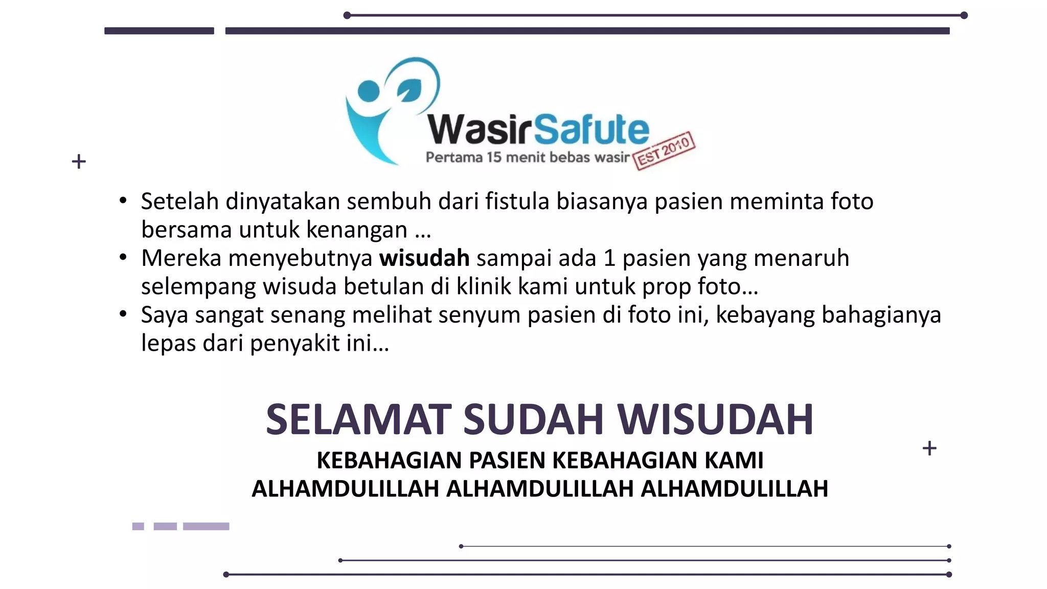 KLINIK WASIR SAFUTE | PDF