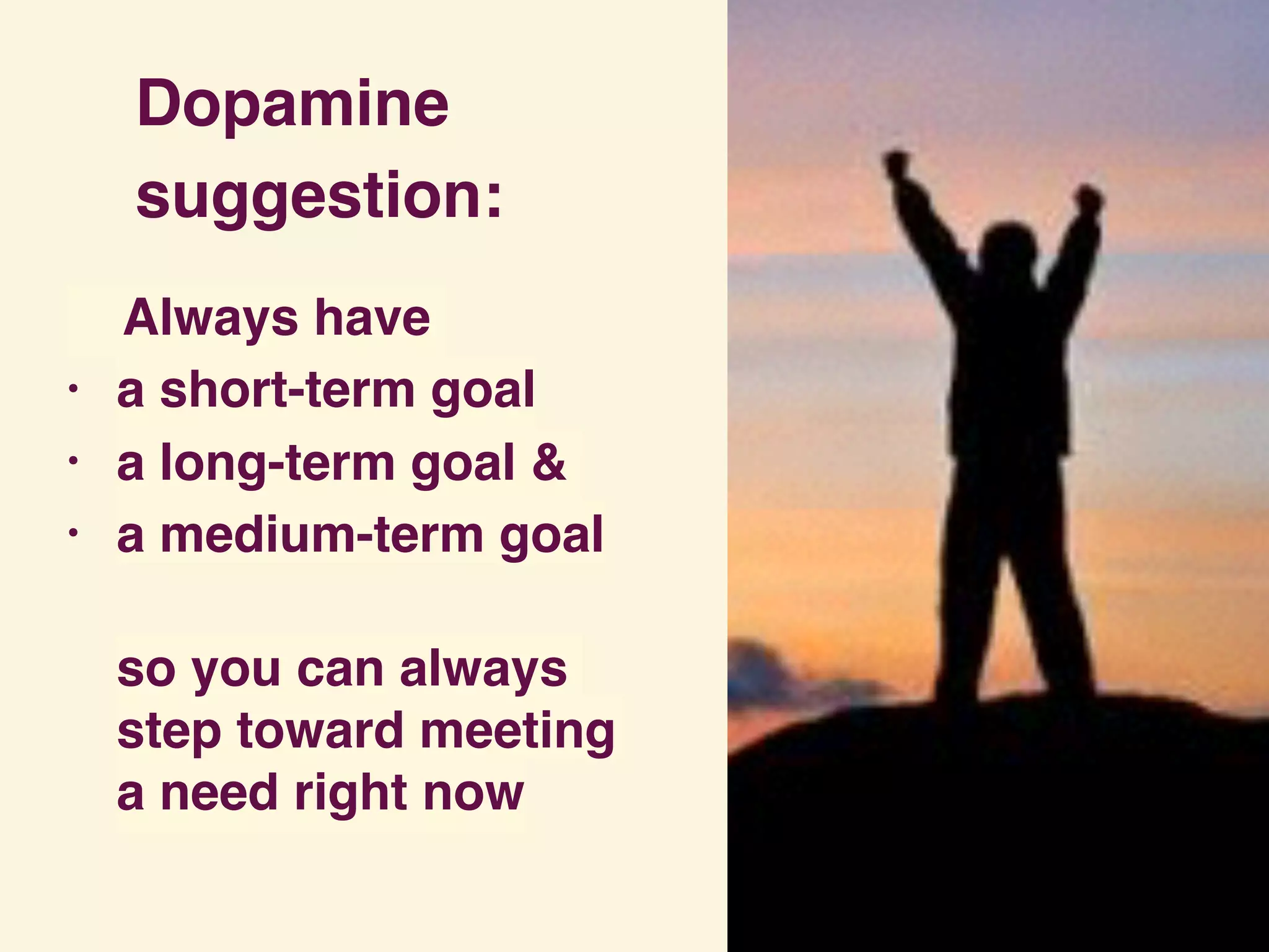 Happy brain chemicals: Dopamine, Serotonin, Oxytocin and Endorphin | PDF