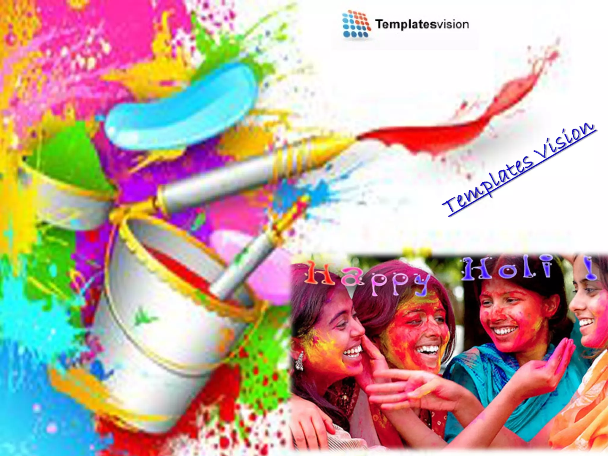 Happy holi PowerPoint Presentation (Holi PPT) | PPT