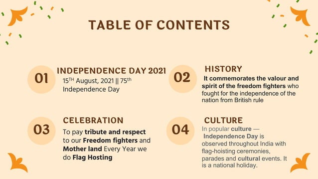 Happy Independence day { PPT } | PPTX