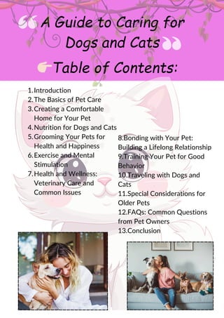 Happy Life of Pets A Guide to Caring for Dogs and Cats.pdf