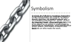 Symbolism and Allegory, and The Happy Man's Shirt | PPTX