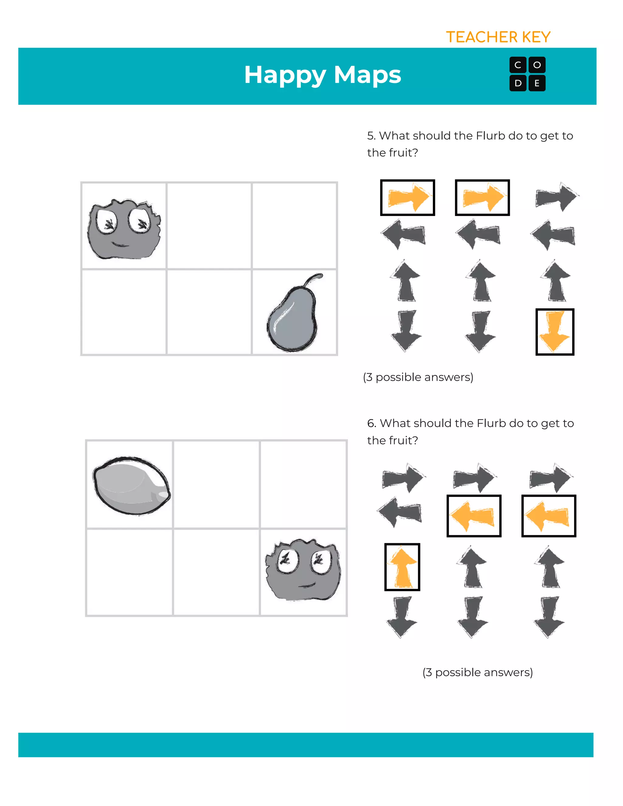 Happy maps assessment key