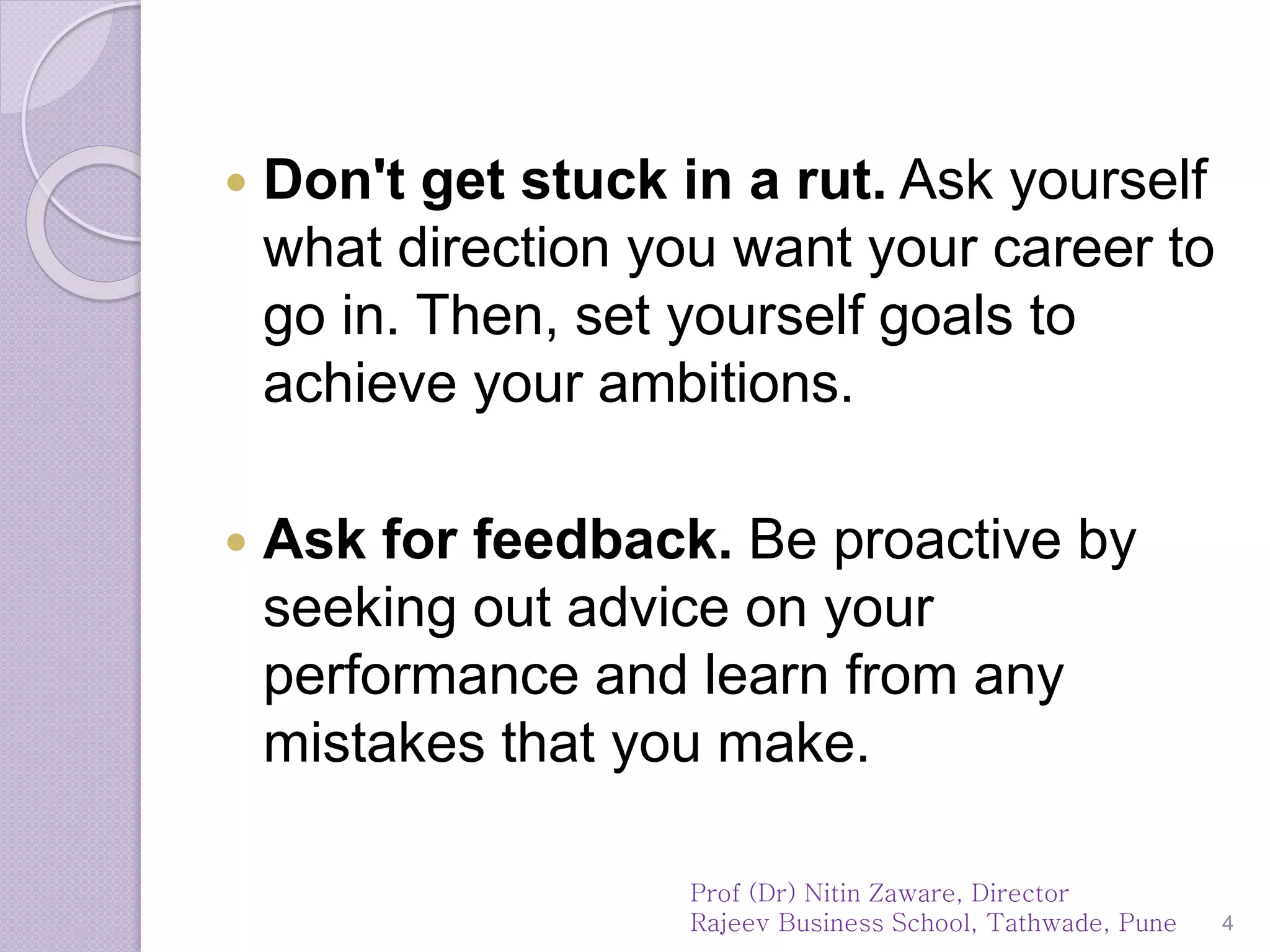 Happy mind and a happy career | PPT