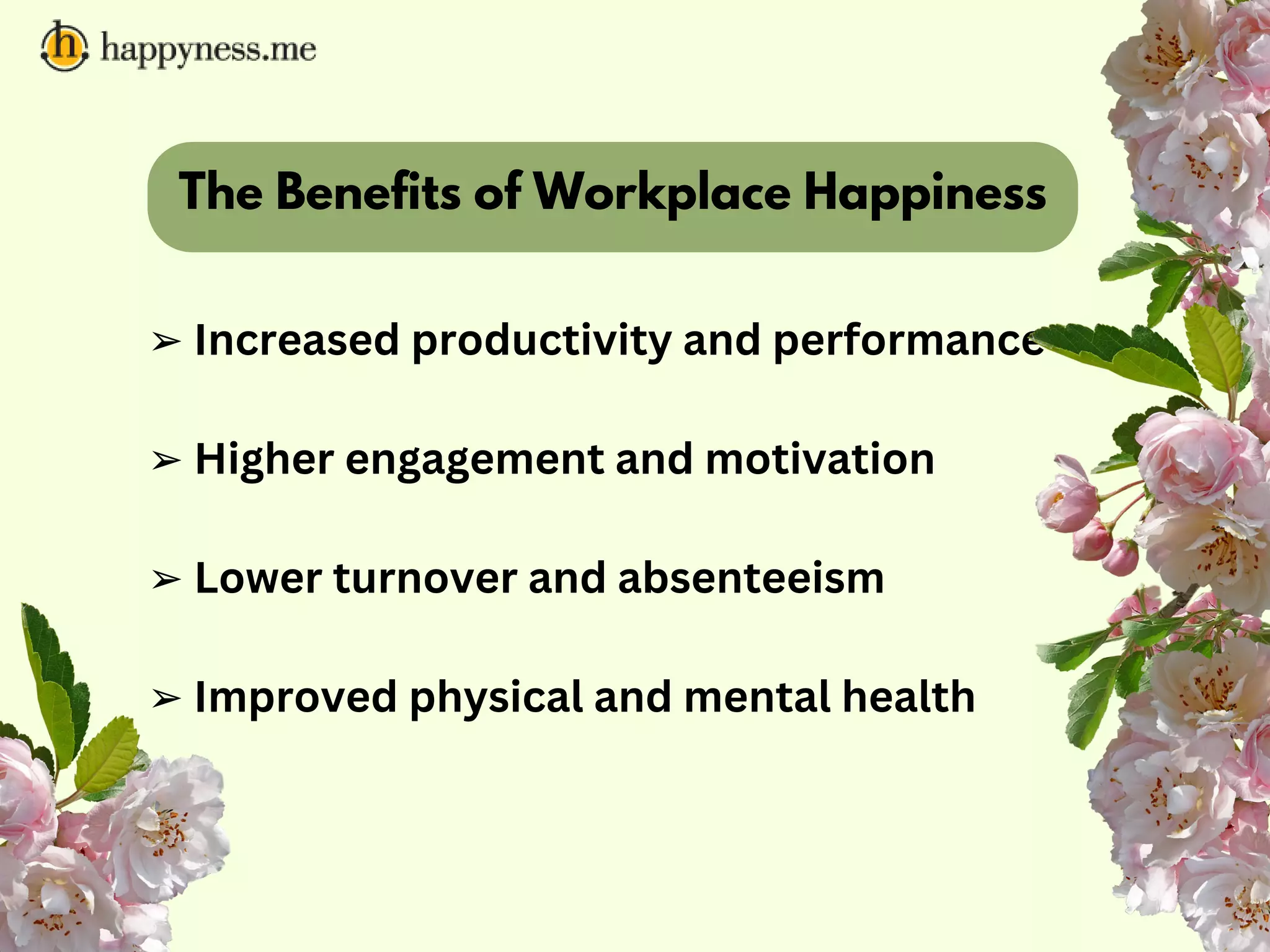 Happyness- Exploring the Key Drivers of Workplace Happiness | PDF