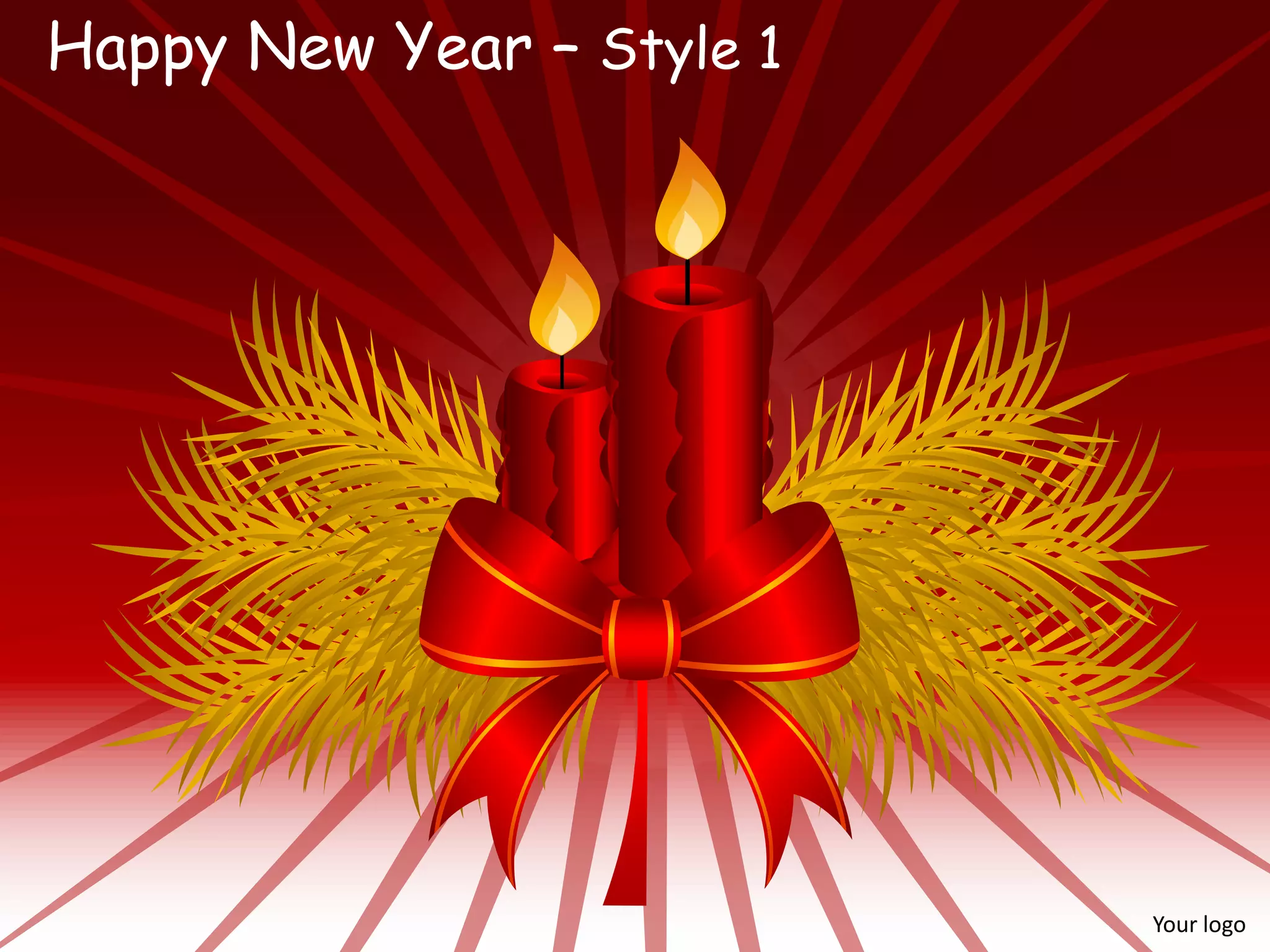 Happy new year celebration style 1 powerpoint templates | PPT