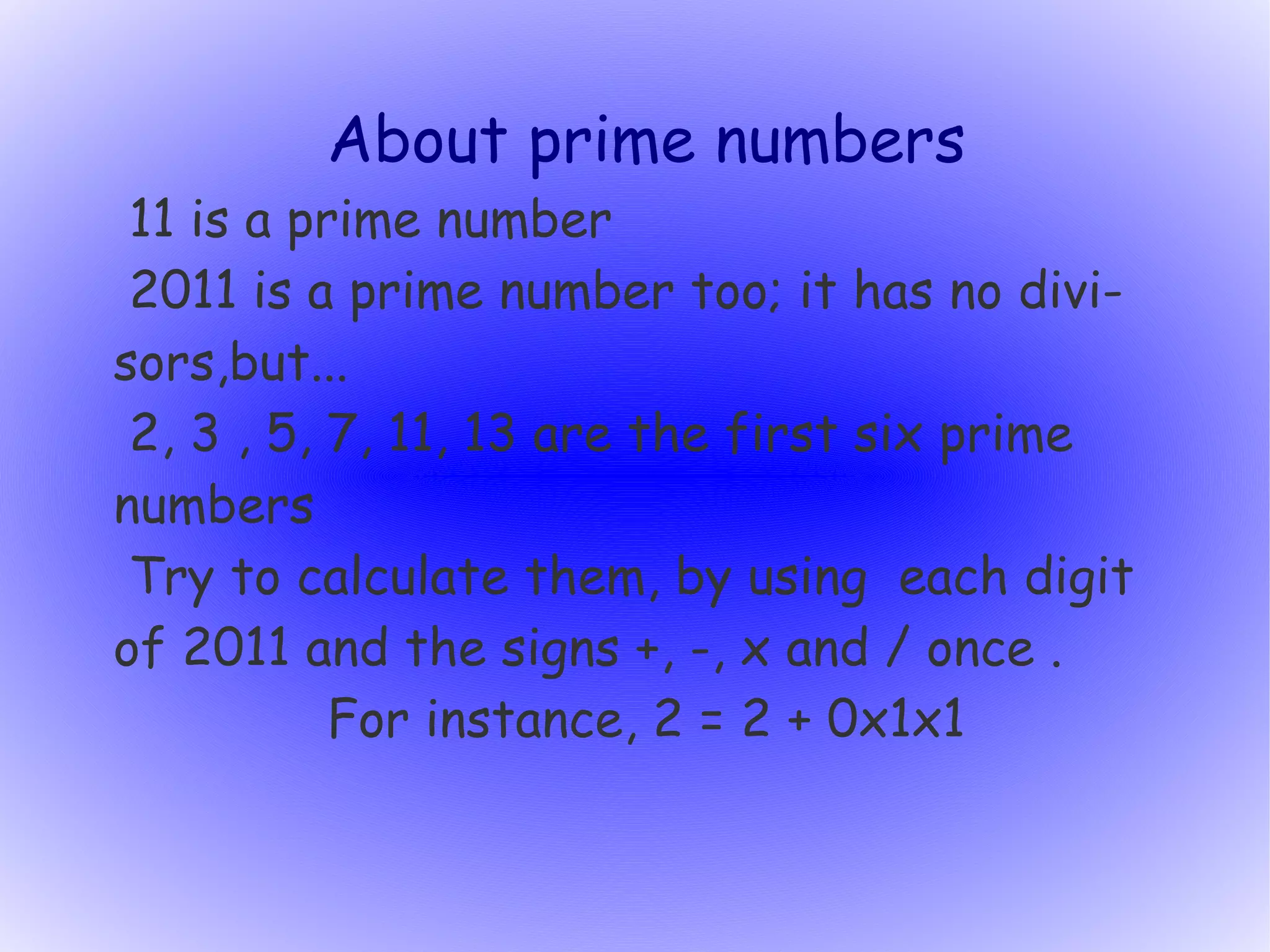 Happy prime year ! | PPT