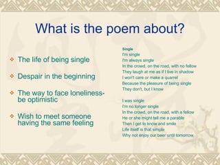 Happy Single Life | PPT