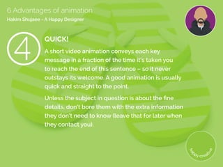 6 Advantages of animation | PPT